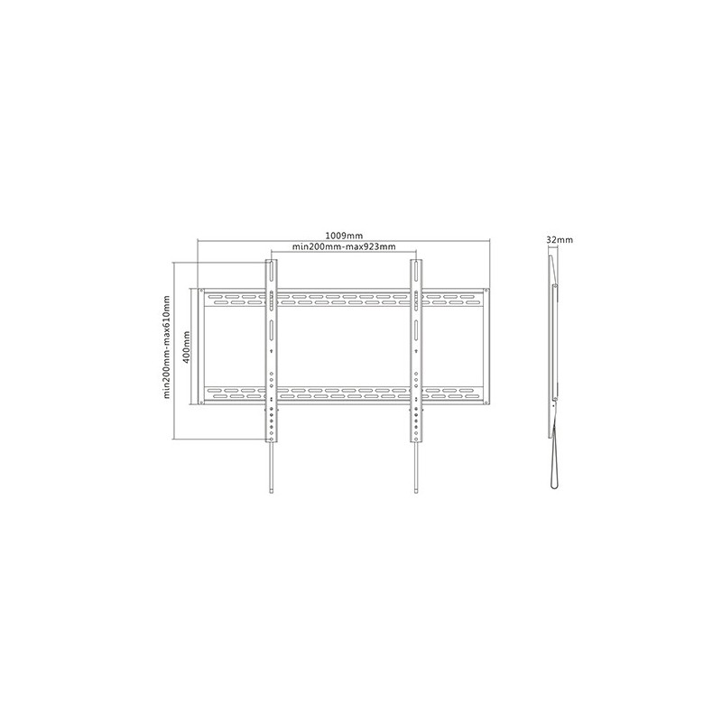 Skill Tech SH 96F Heavy Duty Flat TV Wall Mount With Auto Lock