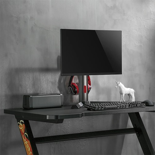 Skill Tech LDT32 T01 Single Monitor Stand With Headphone Holder