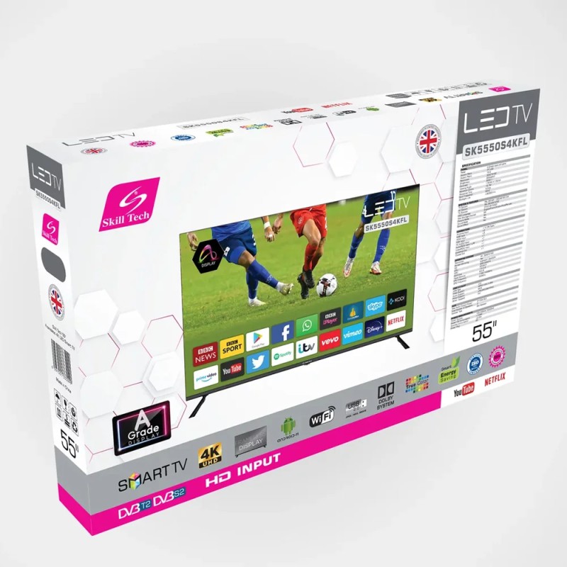 Skill Tech SK5550S4KFL 55" LED Smart TV